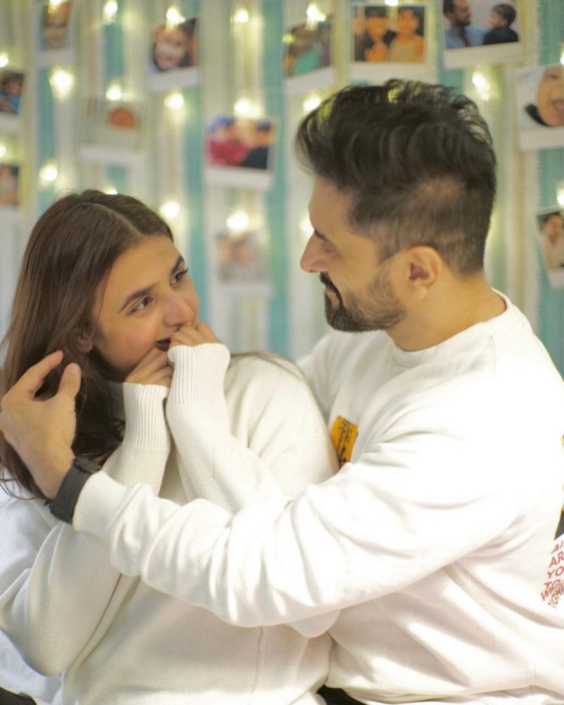 Hira and Mani Son Ibrahim Beautiful Birthday Photoshoot | Reviewit.pk