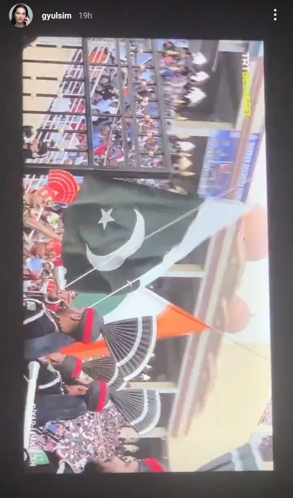 Ertugrul Famed Aslihan Khatun Amazed to See Wagha Border Parade ...