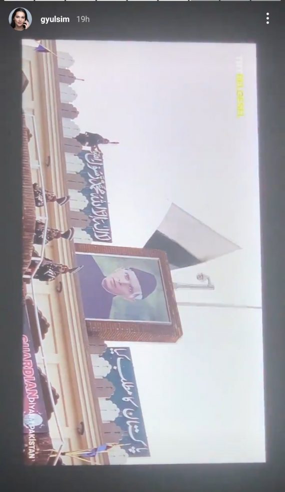 Ertugrul Famed Aslihan Khatun Amazed to See Wagha Border Parade ...