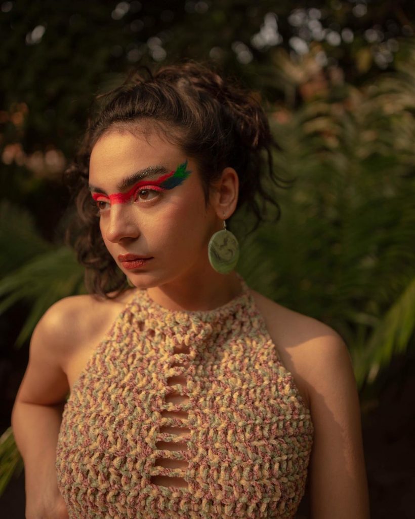 Actress Mehar Bano Knit Wear Latest Shoot for Sid Crafts | Reviewit.pk