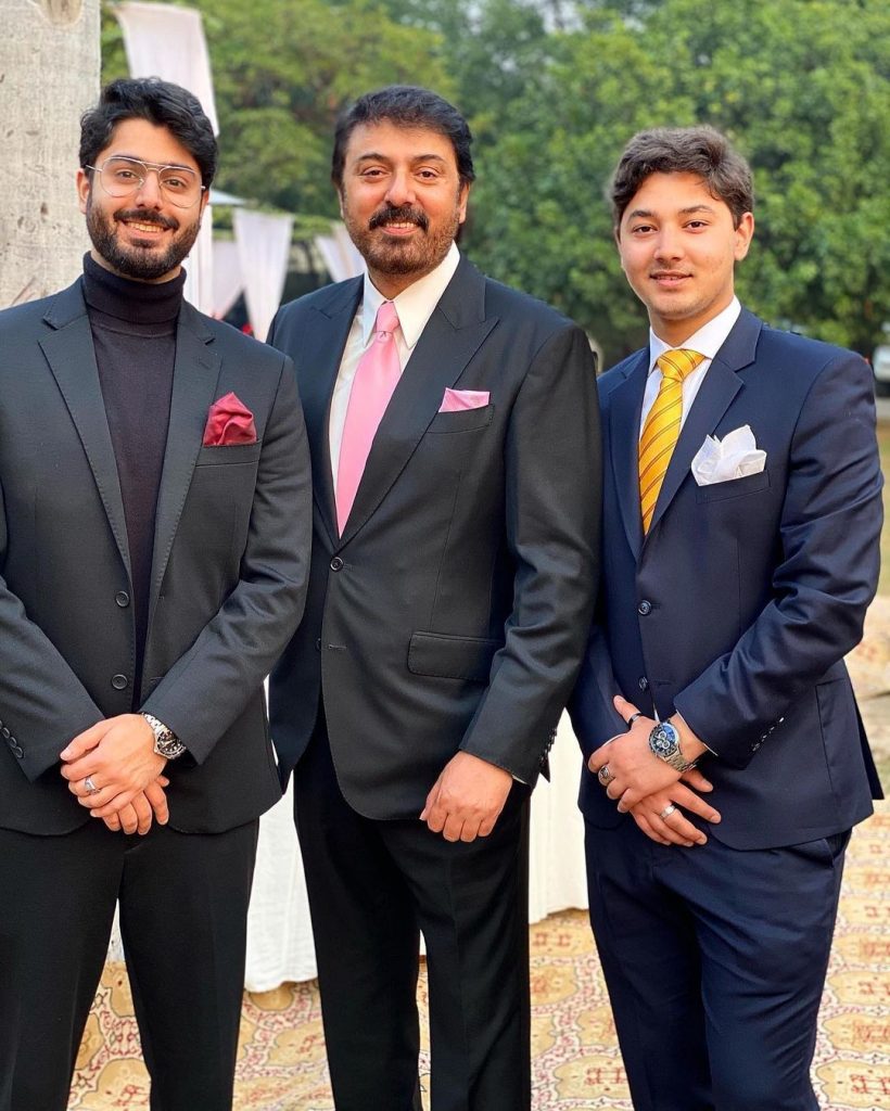 Actor Noman Ijaz Family Pictures from Relative Wedding | Reviewit.pk