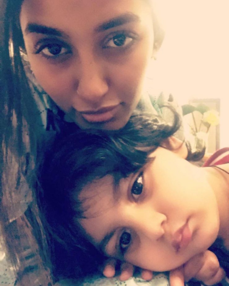 Rare Photos of Mathira With Her Son | Reviewit.pk