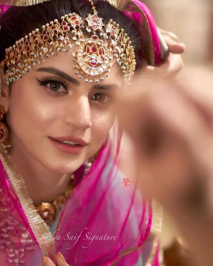 Latest Bridal Shoot Featuring The Stunner Zubab Rana | Reviewit.pk