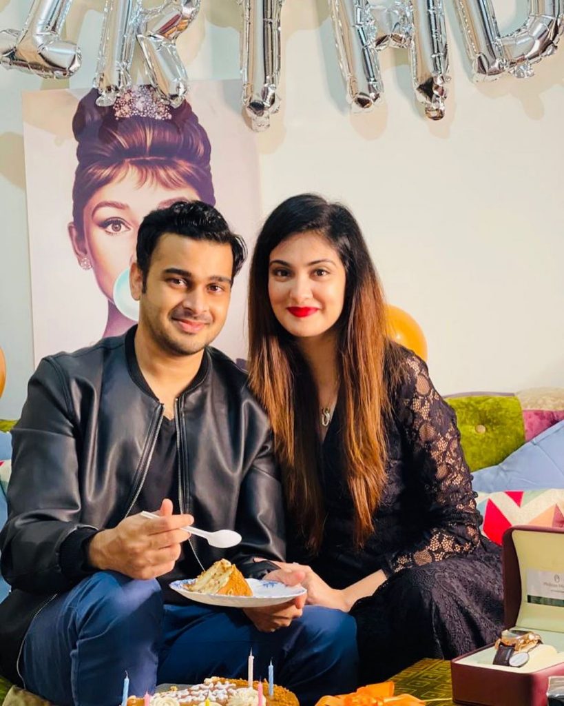 Alizeh Tahir Celebrated Birthday of her Husband Arsalan - Adorable ...