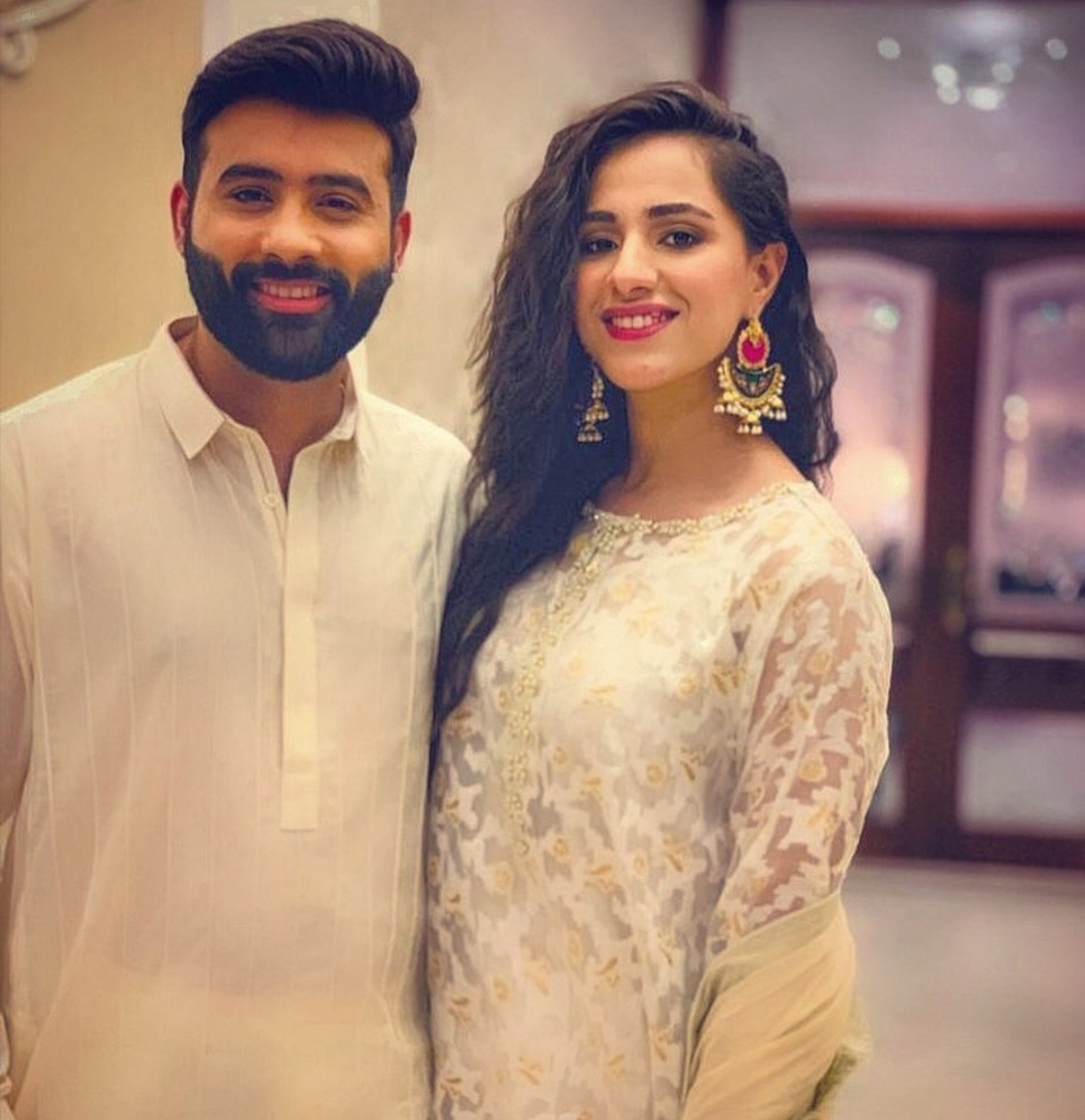 Maham Amir With Husband Faizan Sheikh | Reviewit.pk