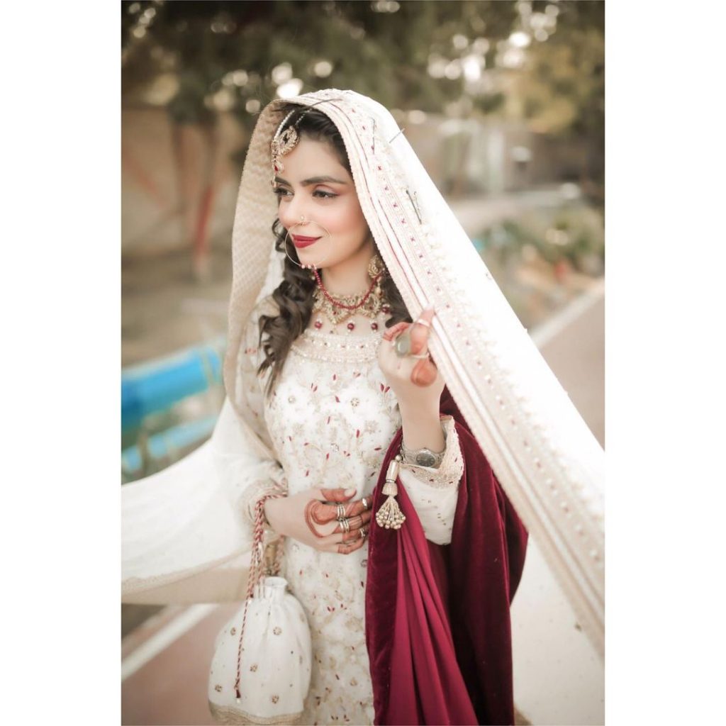 Actress Srha Asghar Beautiful Wedding Photoshoot | Reviewit.pk