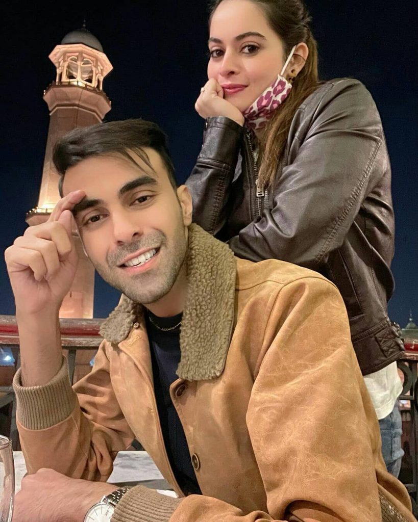 Aiman Khan, Muneeb and Minal in Lahore for HBCW21 | Reviewit.pk