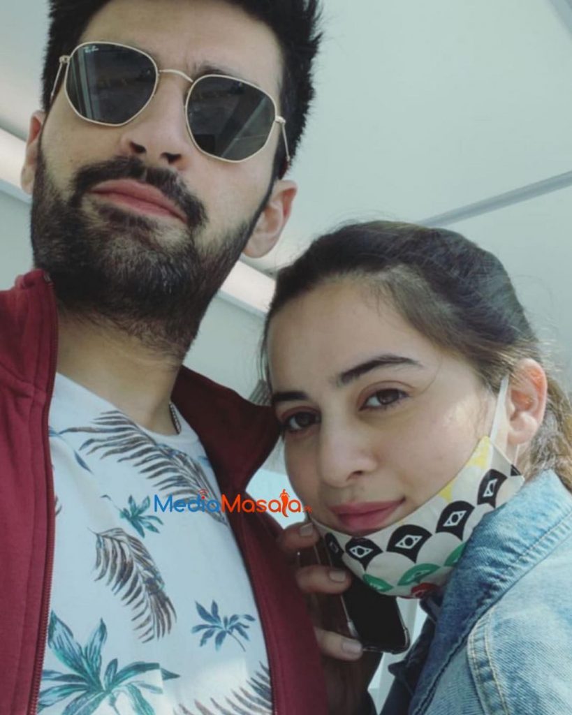 Aiman Khan, Muneeb and Minal in Lahore for HBCW21 | Reviewit.pk