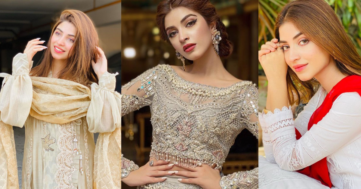 Astonishing Pictures of Kinza Hashmi in Pastel Colors | Reviewit.pk