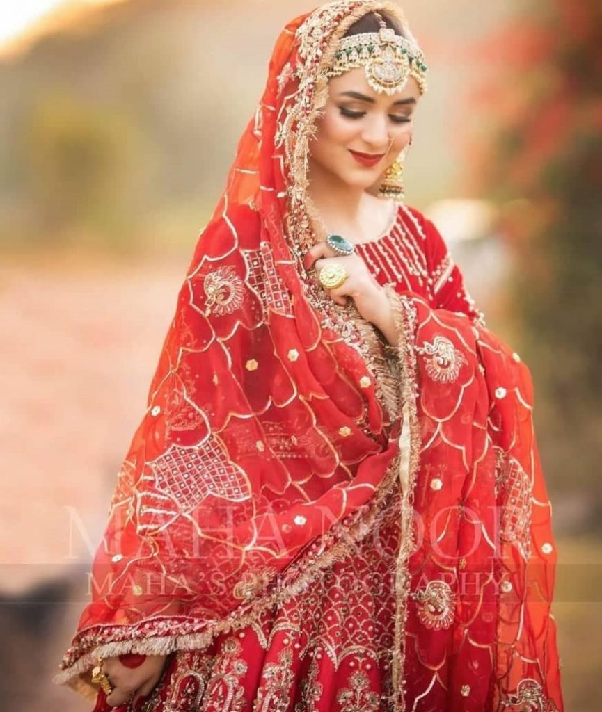 Beautiful Bridal Photoshoots of Pakistani Actresses | Reviewit.pk