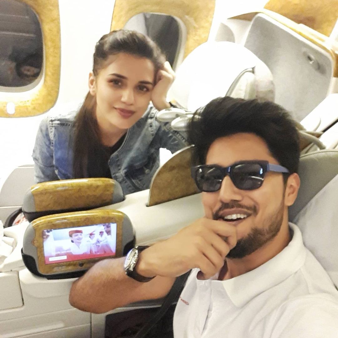 Adorable Pictures Of Celebrity Couple Faiza Ashfaq And Danish Hayat ...