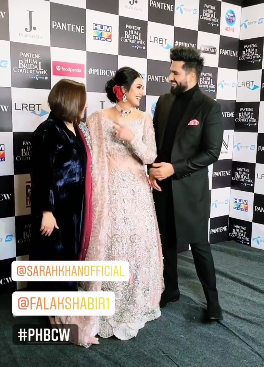Sarah and Falak Walked on Ramp For Madiha Shoaib in BCW | Reviewit.pk
