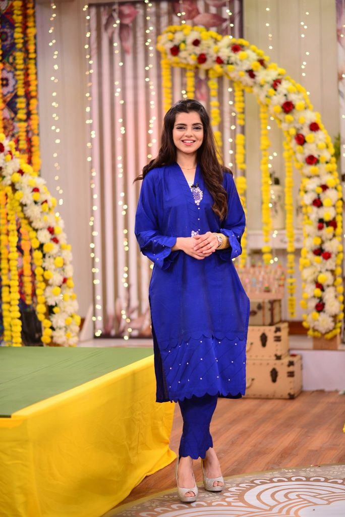 Actress Srha Asghar Dholki in Nida Yasir Morning Show | Reviewit.pk