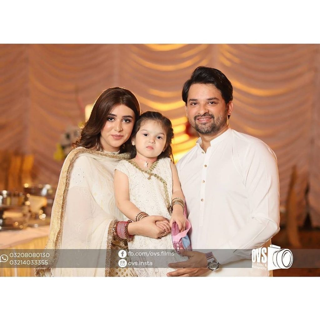 Actor Noman Habib with his Beautiful family at a Recent Wedding ...