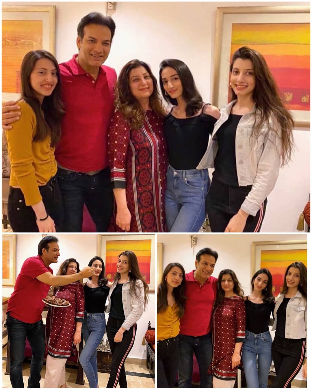 Saleem Sheikh Celebrating Birthday With Family - Adorable Pictures ...