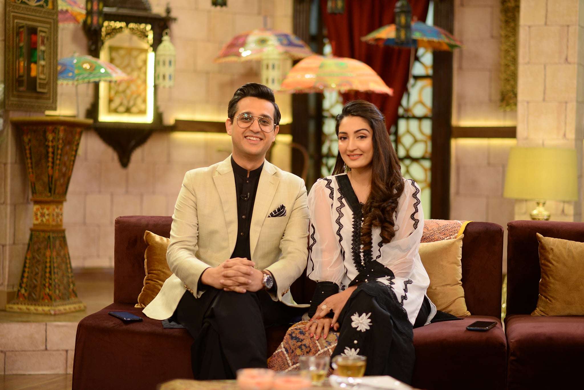 Haroon Shahid And Shafaat Ali With Their Wives At Shan-e-Suhoor ...