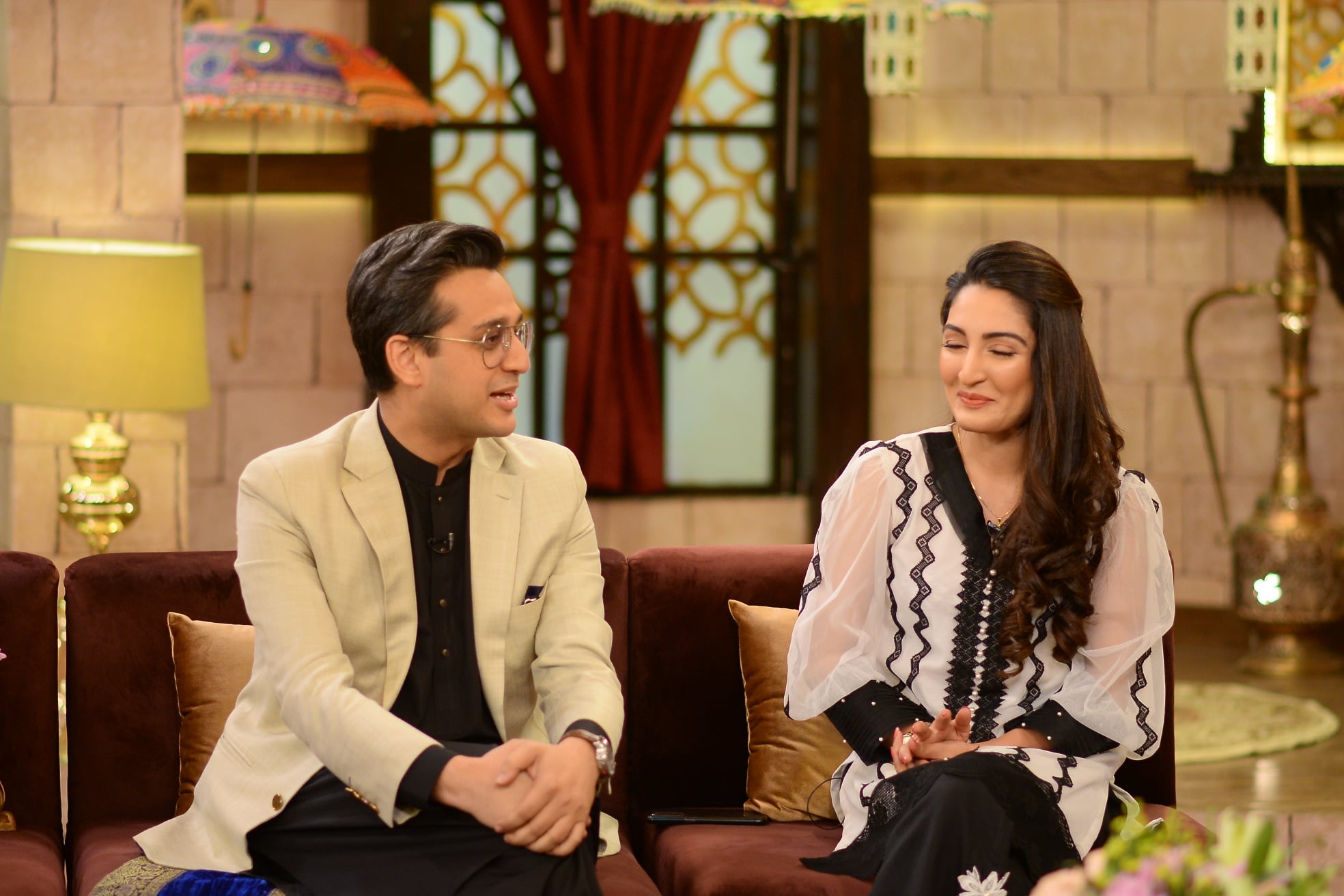 Haroon Shahid And Shafaat Ali With Their Wives At Shan-e-Suhoor ...