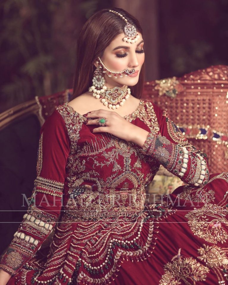 Nazish Jahangir Stuns As A Traditional Bride In Her Latest Shoot ...