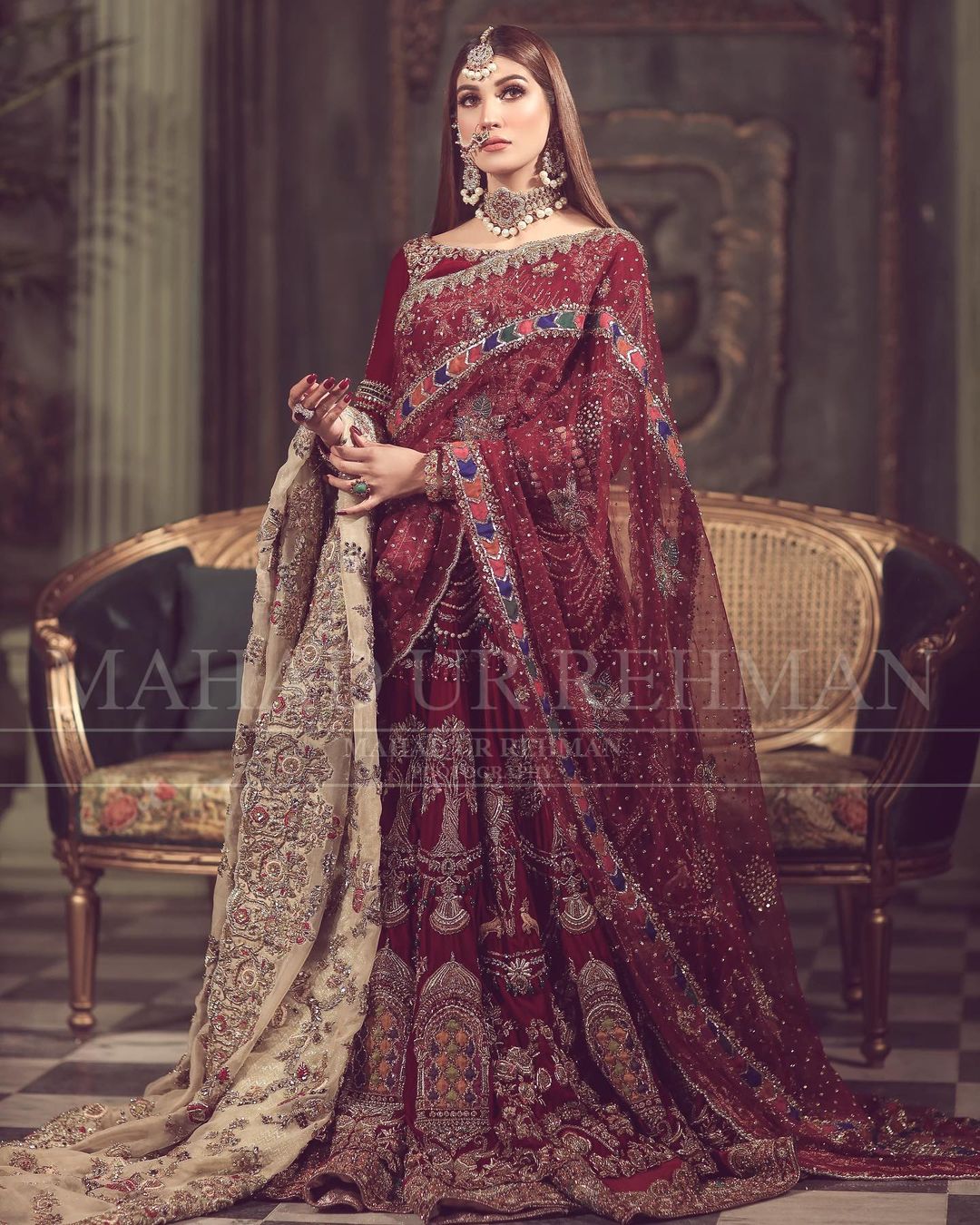 Nazish Jahangir Stuns As A Traditional Bride In Her Latest Shoot ...