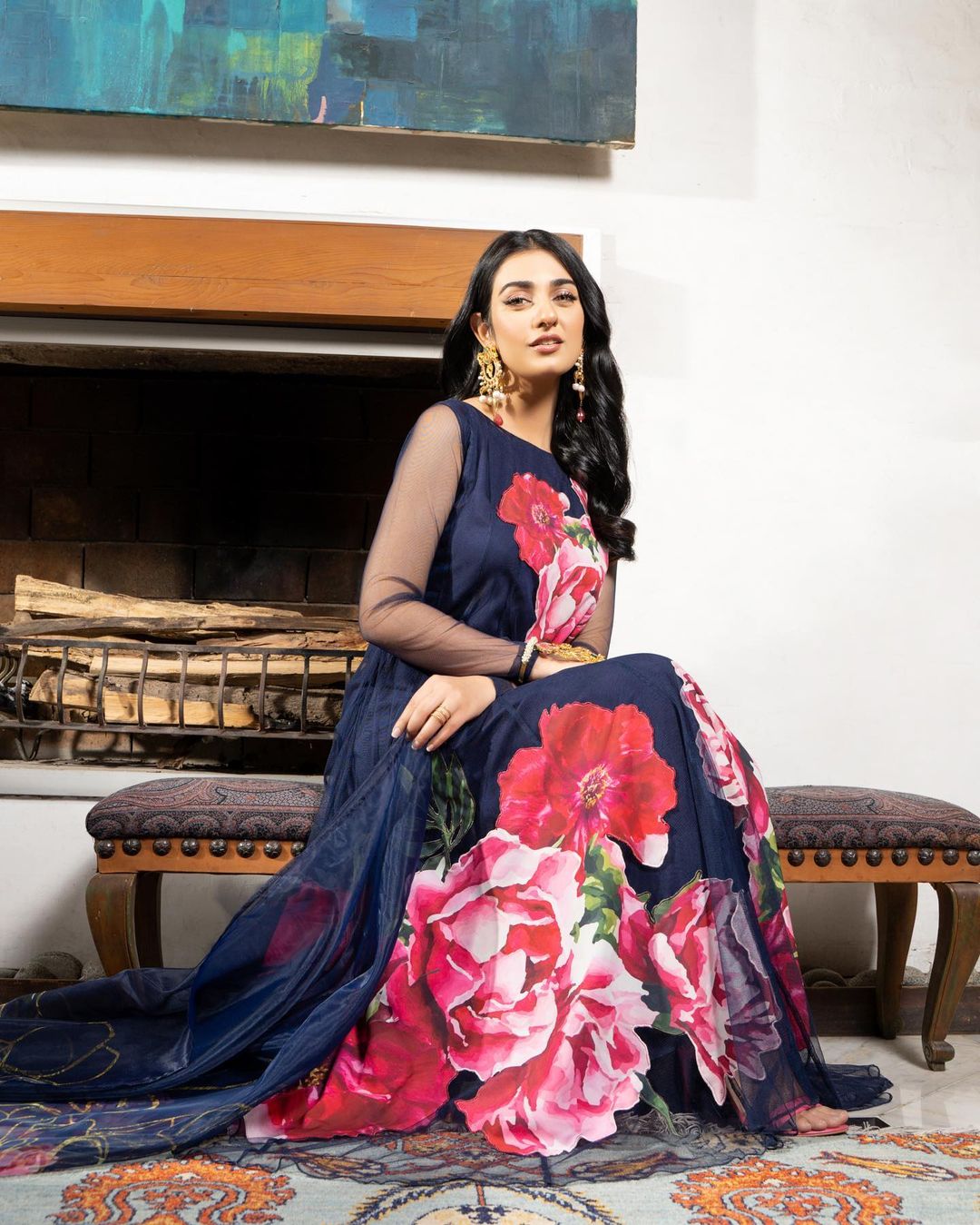 Lulusar Eid Luxe Featuring Sarah Khan | Reviewit.pk