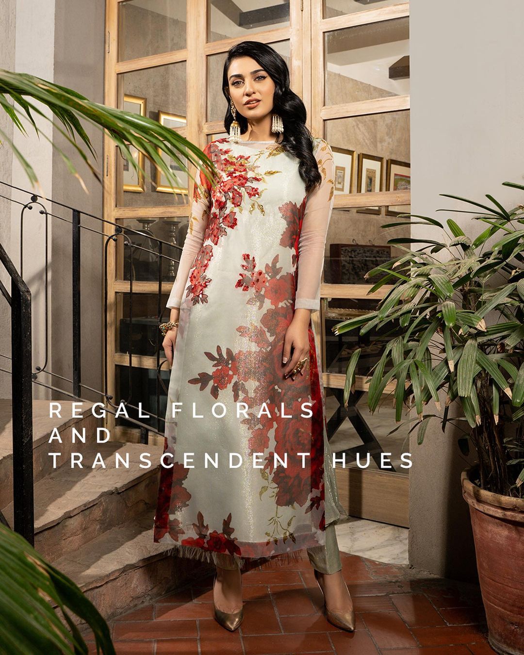 Lulusar Eid Luxe Featuring Sarah Khan | Reviewit.pk