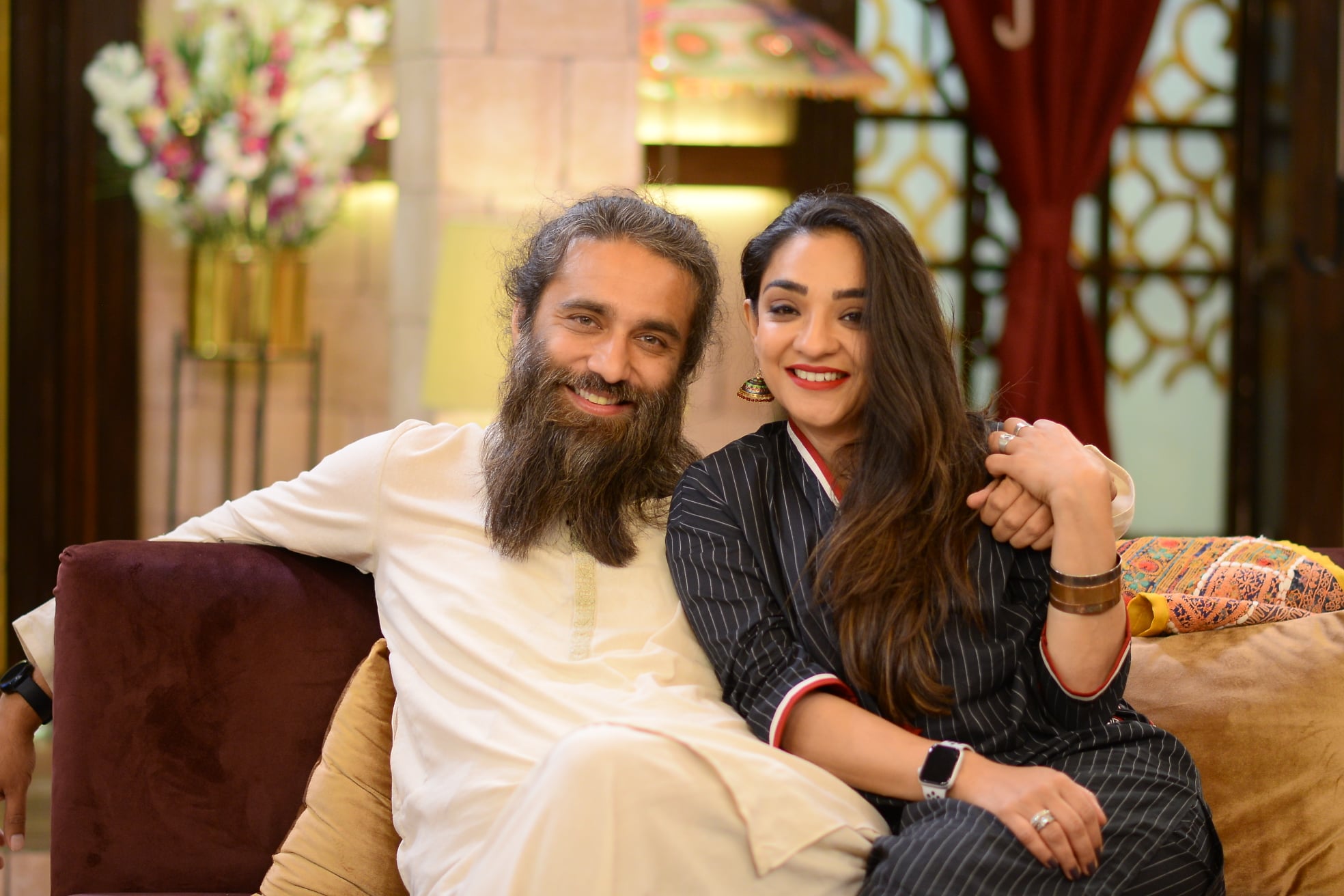 Ali Noor With His Wife Mandana And Daughter At Shan-e-Sahoor | Reviewit.pk