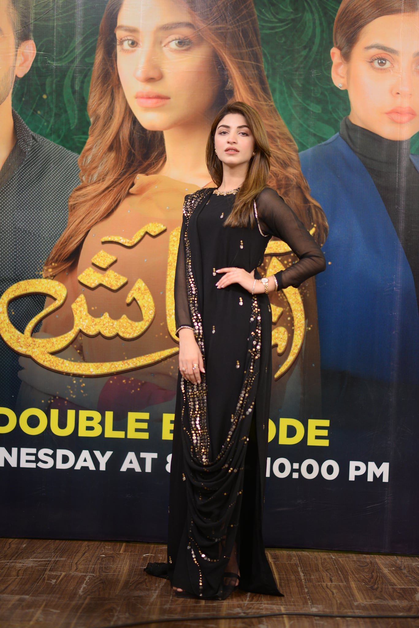 Cast Of Drama Serial "Azmaish" At The Set Of GMP | Reviewit.pk