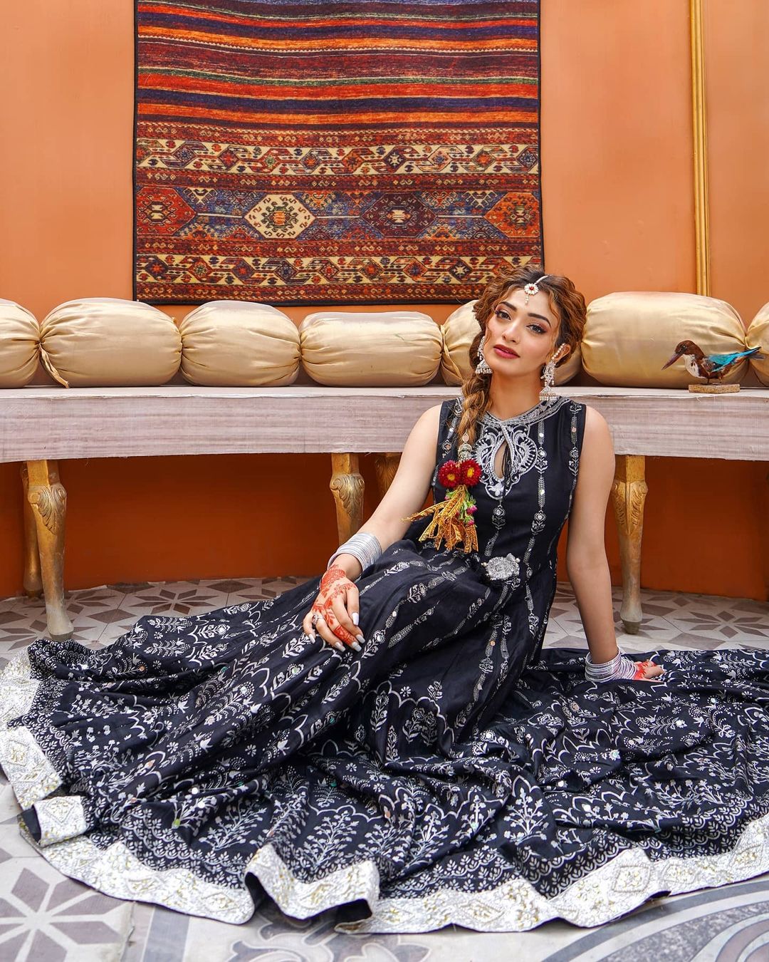 Zahra Ahmed's Eid Collection 2021 Featuring Nawal Saeed | Reviewit.pk