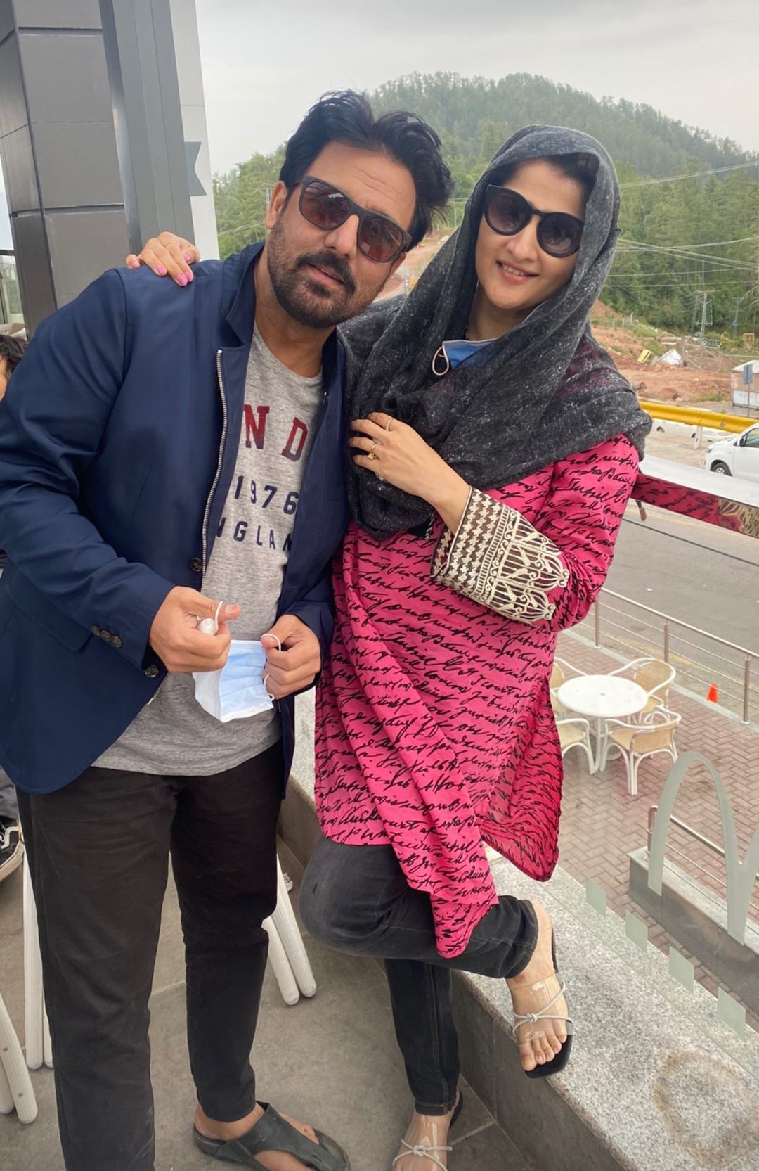 Sahiba And Rambo Share Beautiful Pictures From Vacations | Reviewit.pk