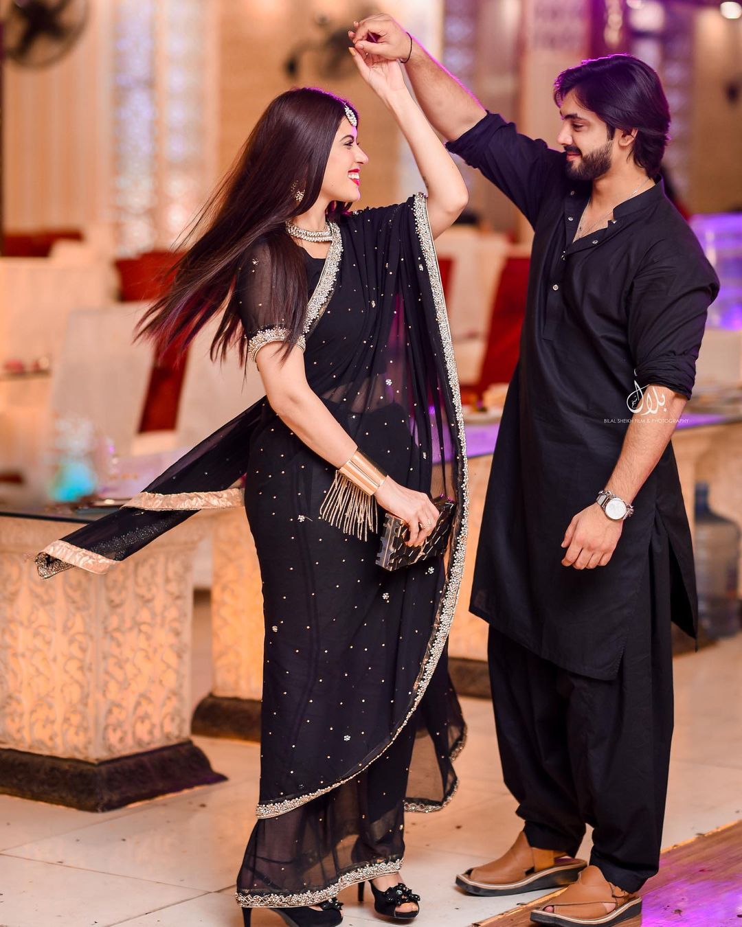 Aiman Zaman And Mujtaba Lakhani- Adorable Couple Pictures | Reviewit.pk