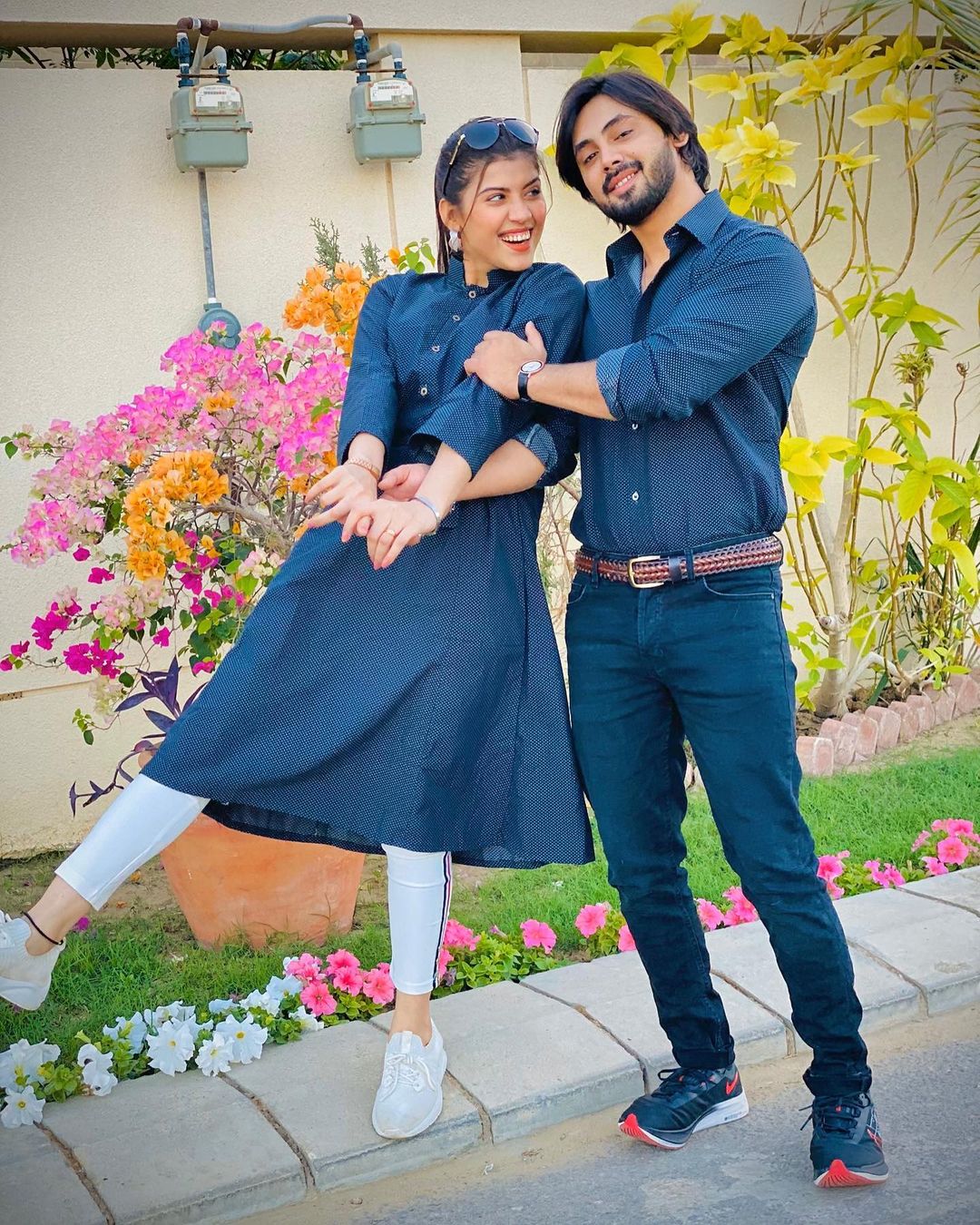 Aiman Zaman And Mujtaba Lakhani- Adorable Couple Pictures | Reviewit.pk