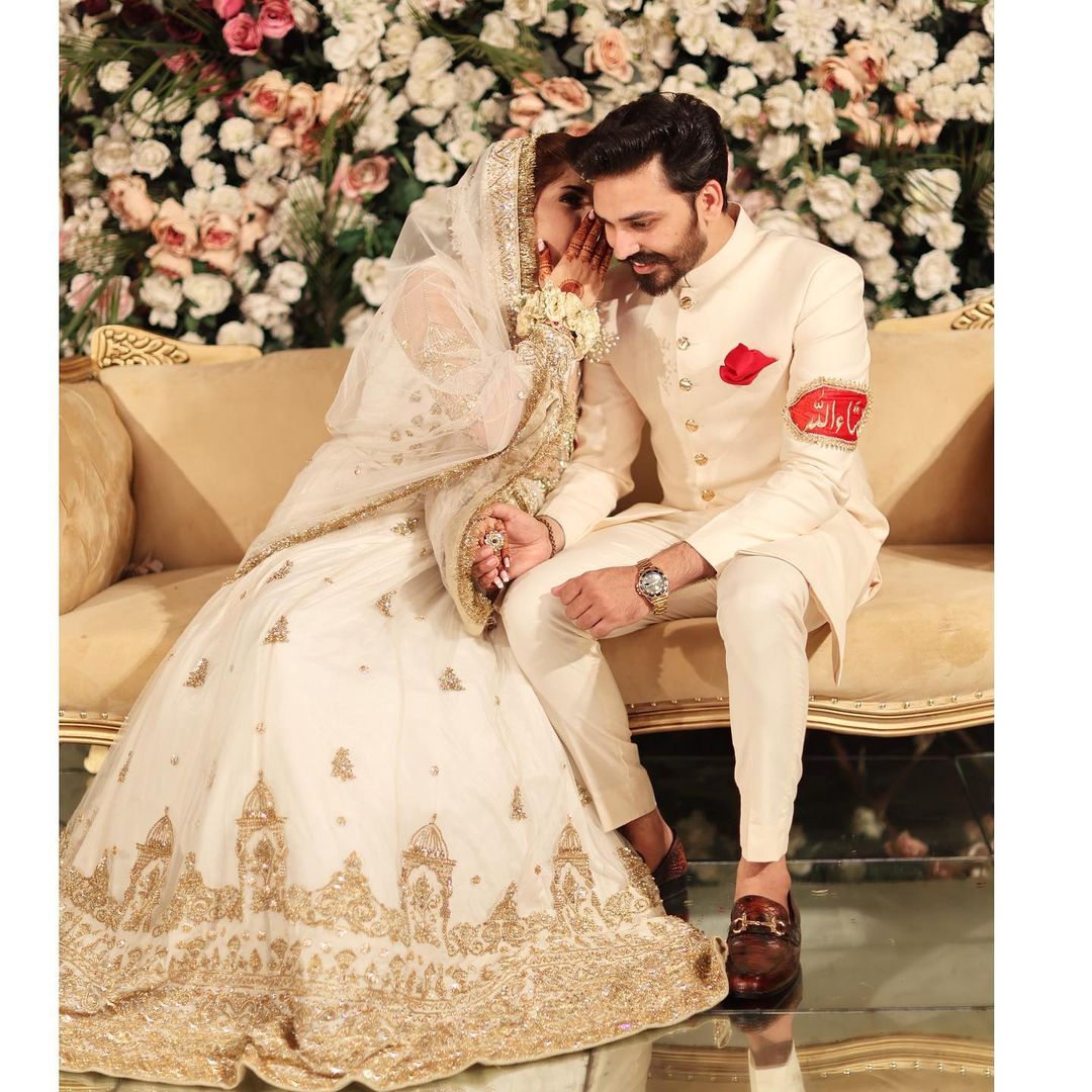 Beautiful Wedding Pictures Of TikTok Star Dr Madiha Khan And MJ Ahsan ...