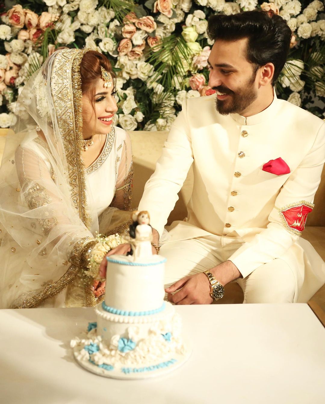 Beautiful Wedding Pictures Of TikTok Star Dr Madiha Khan And MJ Ahsan ...