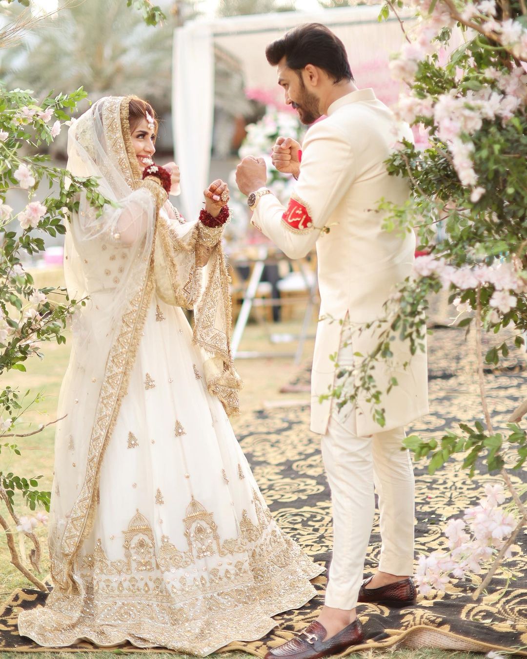 Beautiful Wedding Pictures Of TikTok Star Dr Madiha Khan And MJ Ahsan ...