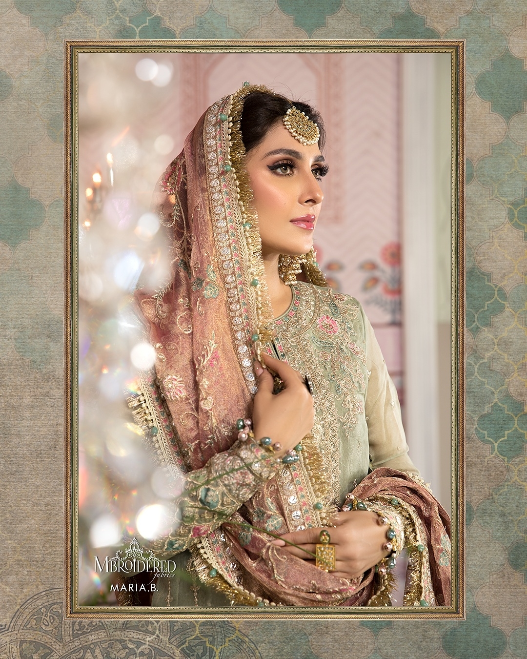 Mbroidered Heritage Collection 21 By Maria.B Featuring Ayeza Khan ...