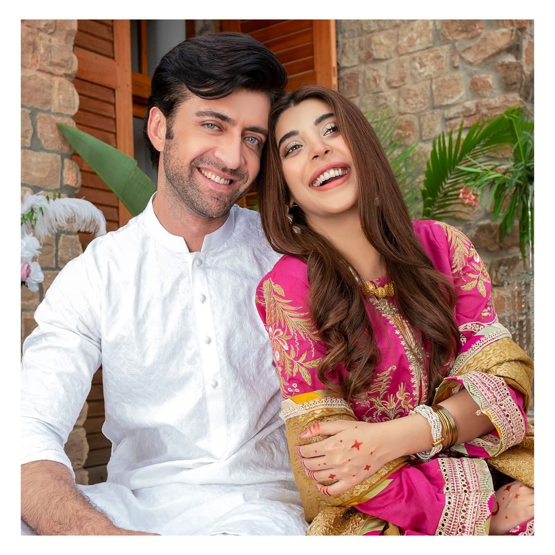 Urwa Hocane And Aimal Khan Pair Up For Rangrasiya Premium Eid Edit Vol 2 | Reviewit.pk