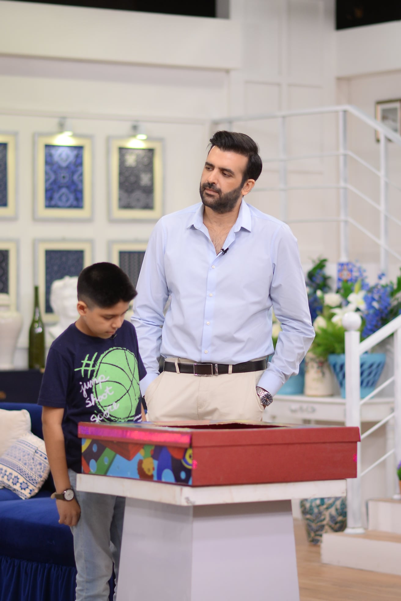 Beautiful Pictures Of Hassan Ahmed And His Family From The Set Of GMP ...