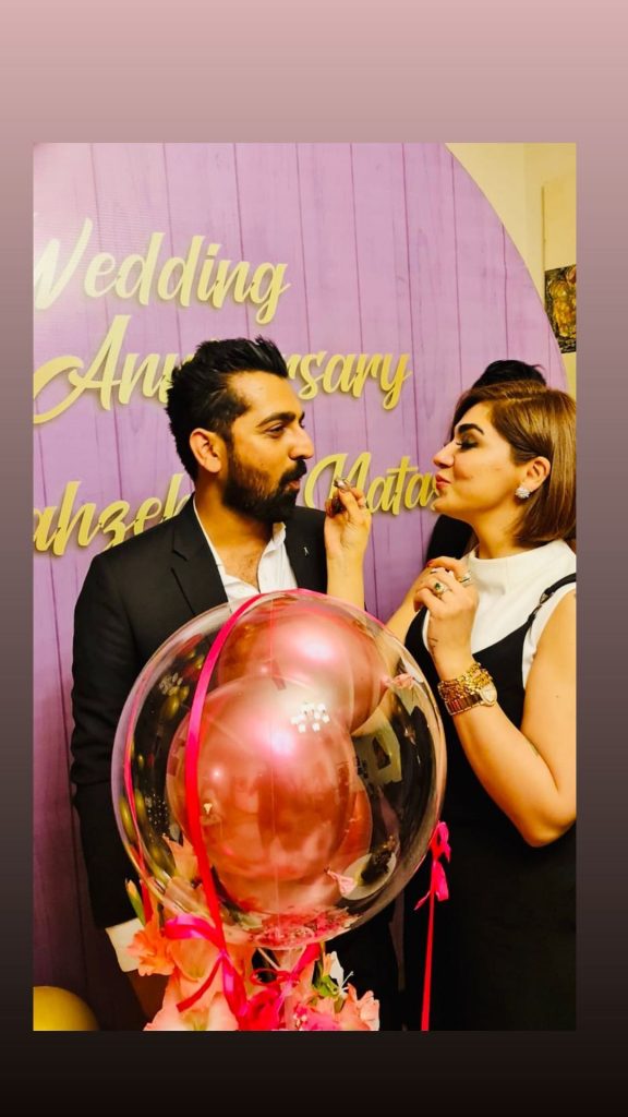 Actress Natasha Ali Celebrates Her First Wedding Anniversary | Reviewit.pk