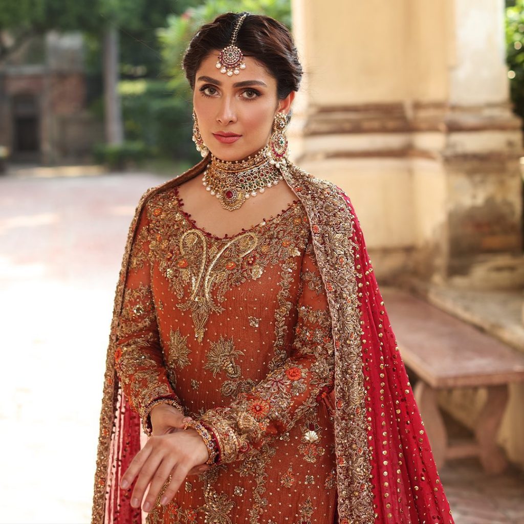 Aisha Imran Bridal Collection'21 Featuring Ayeza Khan | Reviewit.pk