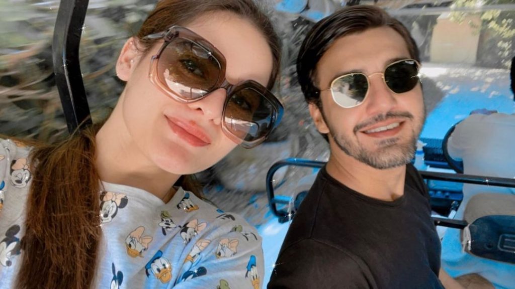 Adorable Clicks From Minal Khan And Ahsan Mohsin Ikram's Honeymoon - Day 2 | Reviewit.pk