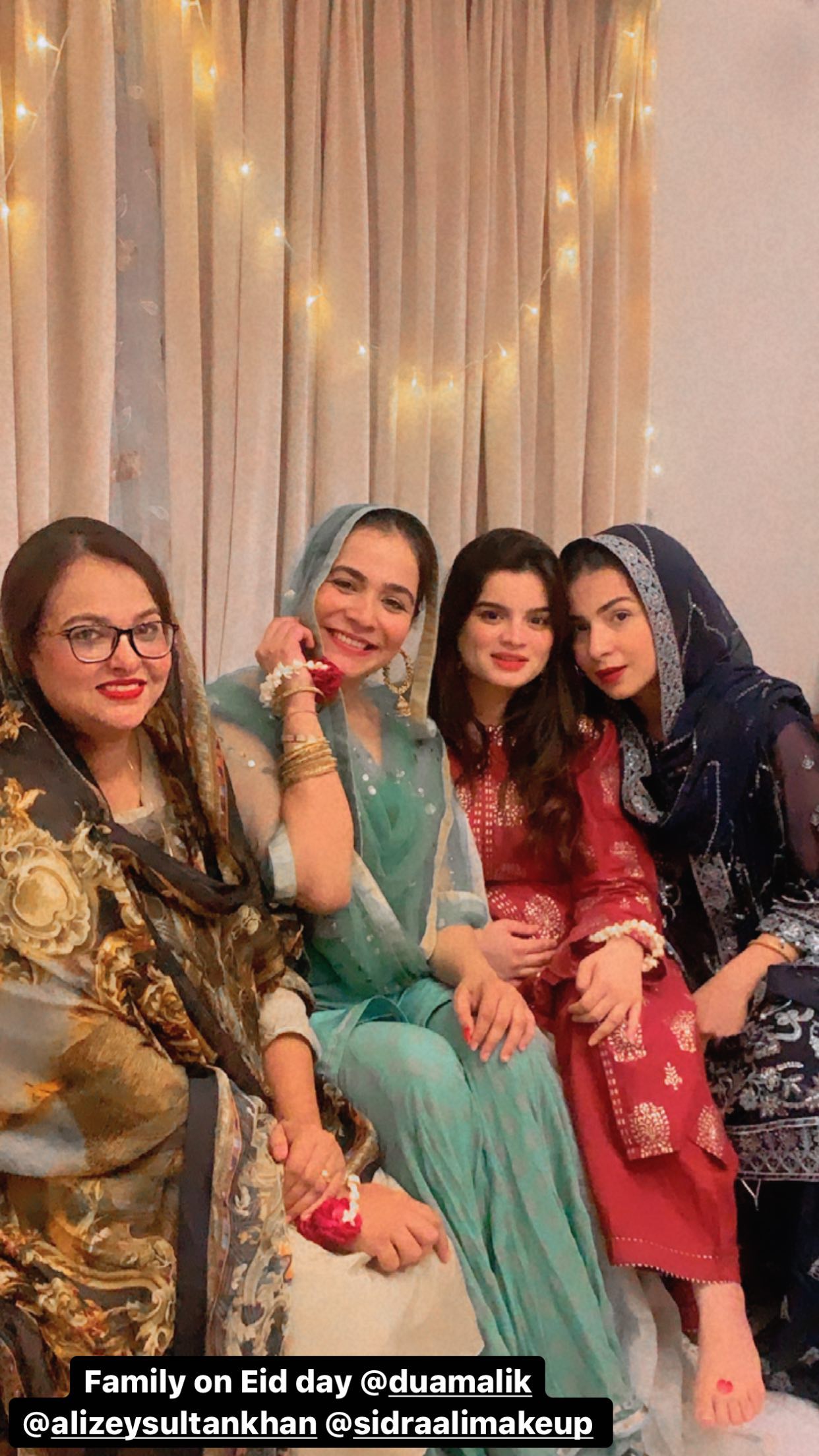 Humaima Malik Celebrate Eid Milad-un-Nabi With Family | Reviewit.pk