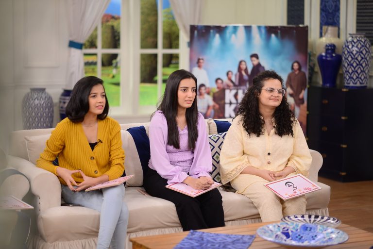 "Khel Khel Main" Movie Cast At The Set Of GMP | Reviewit.pk