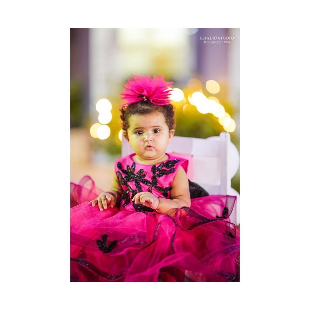 Anchor Neelum Yousaf Celebrates Daughter's First Birthday - Adorable ...