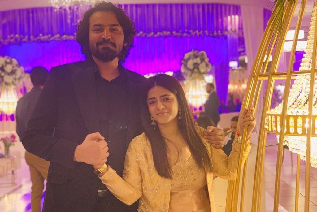 Humayun Saeed And Samina Humayun spotted At A Recent Wedding | Reviewit.pk