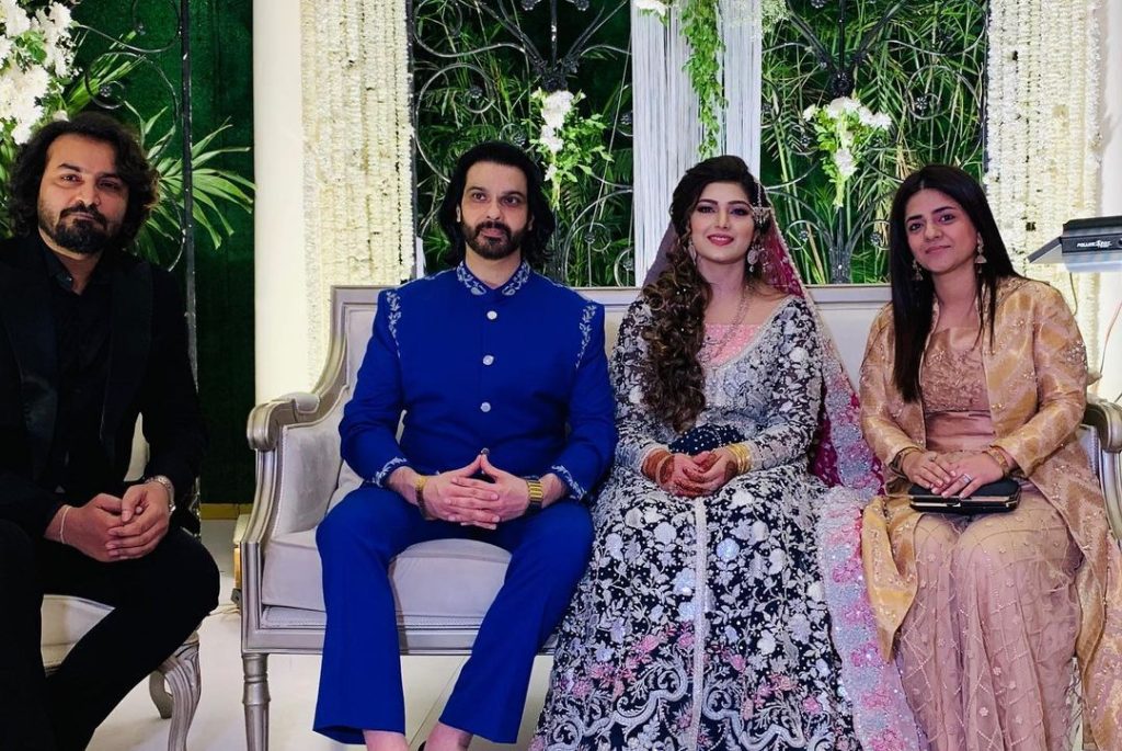 Humayun Saeed And Samina Humayun spotted At A Recent Wedding | Reviewit.pk