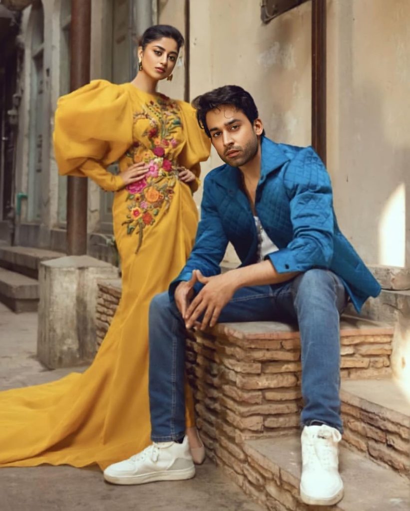 Fiery Photoshoot Of Sajal Aly And Bilal Abbas | Reviewit.pk