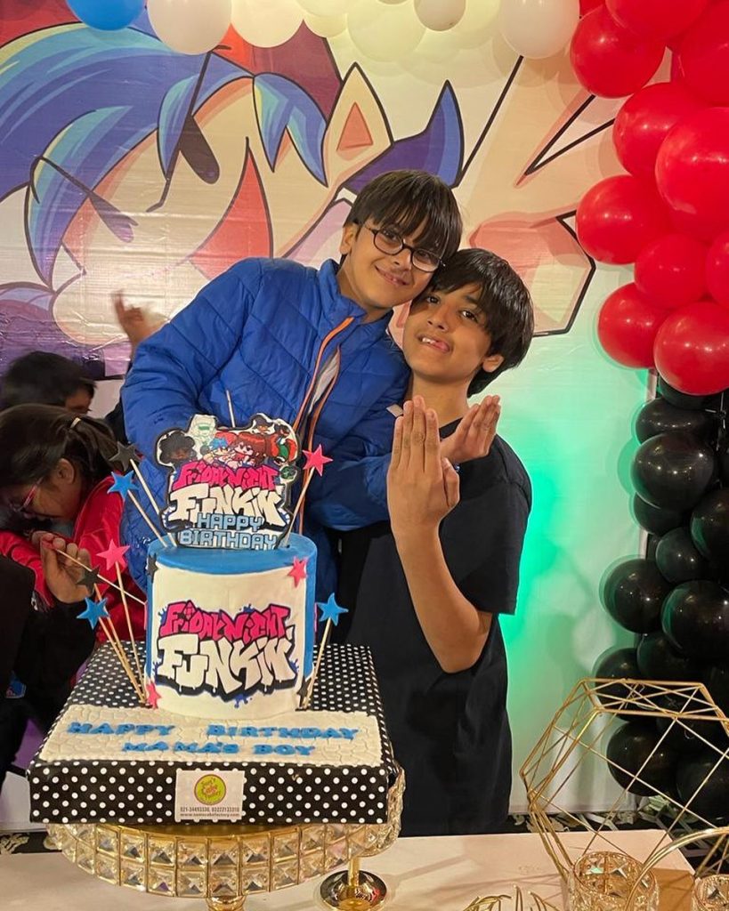 Hira And Mani's Son Ibrahim's Birthday Pictures | Reviewit.pk