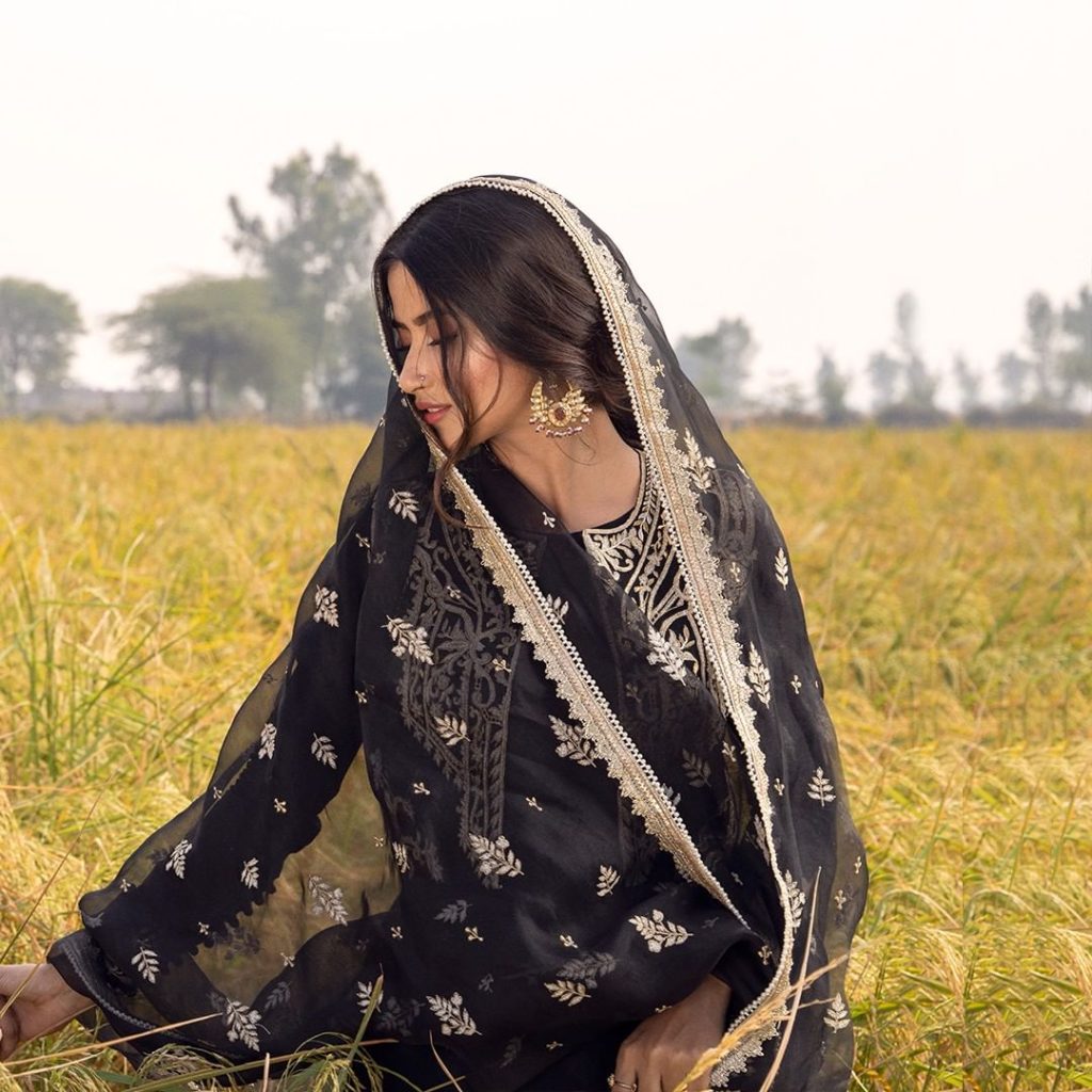 Faiza Saqlain Stitched Wedding Collection Featuring Sajal Aly And Bilal Abbas | Reviewit.pk