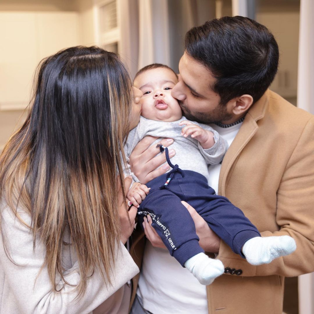 Zaid Ali's Beautiful Family Pictures With Wife And Son | Reviewit.pk
