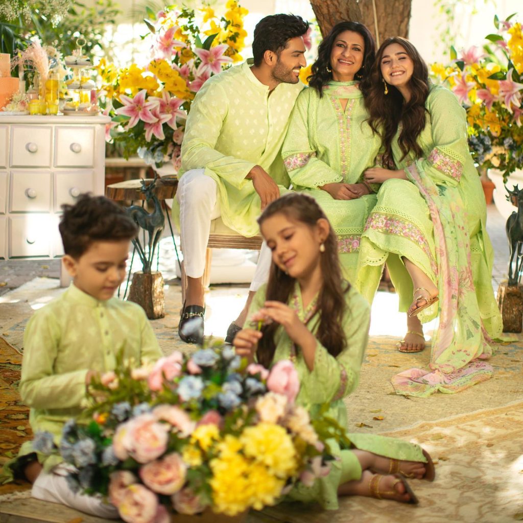 Dur e Fishan And Saba Hameed Give Pure Family Vibes In Latest Shoot ...